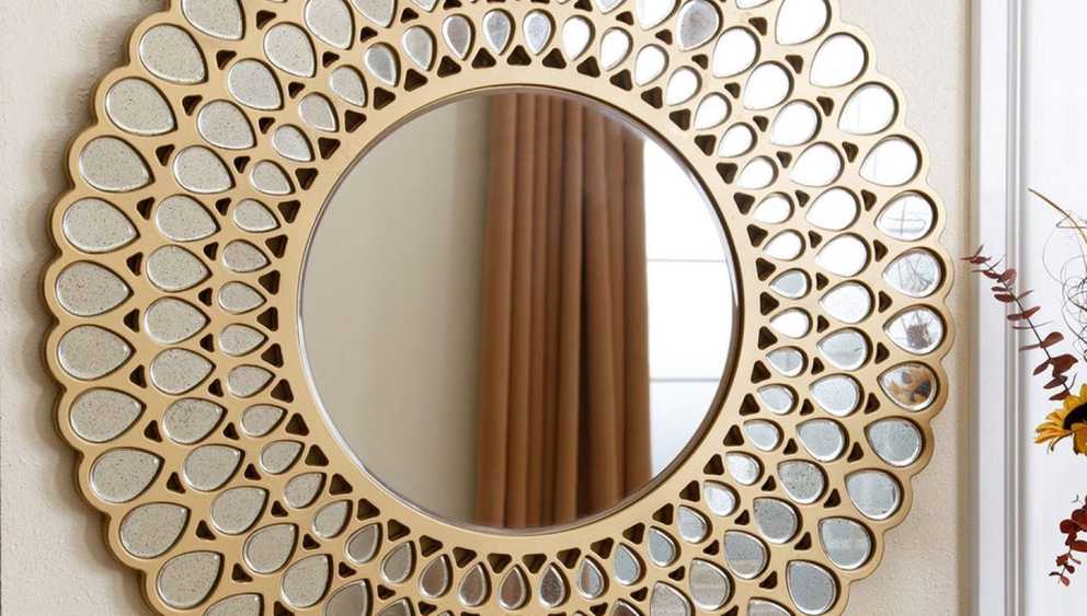 Image Gallery of Large Round Metal Mirrors (View 3 of 15 Photos)