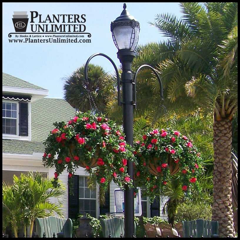 Photo Gallery of Outdoor Hanging Basket Lights (Showing 8 of 10 Photos)