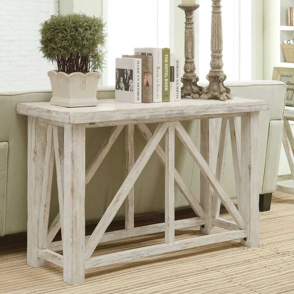 Photos of Antique White Distressed Console Tables (Showing 4 of 30 Photos)