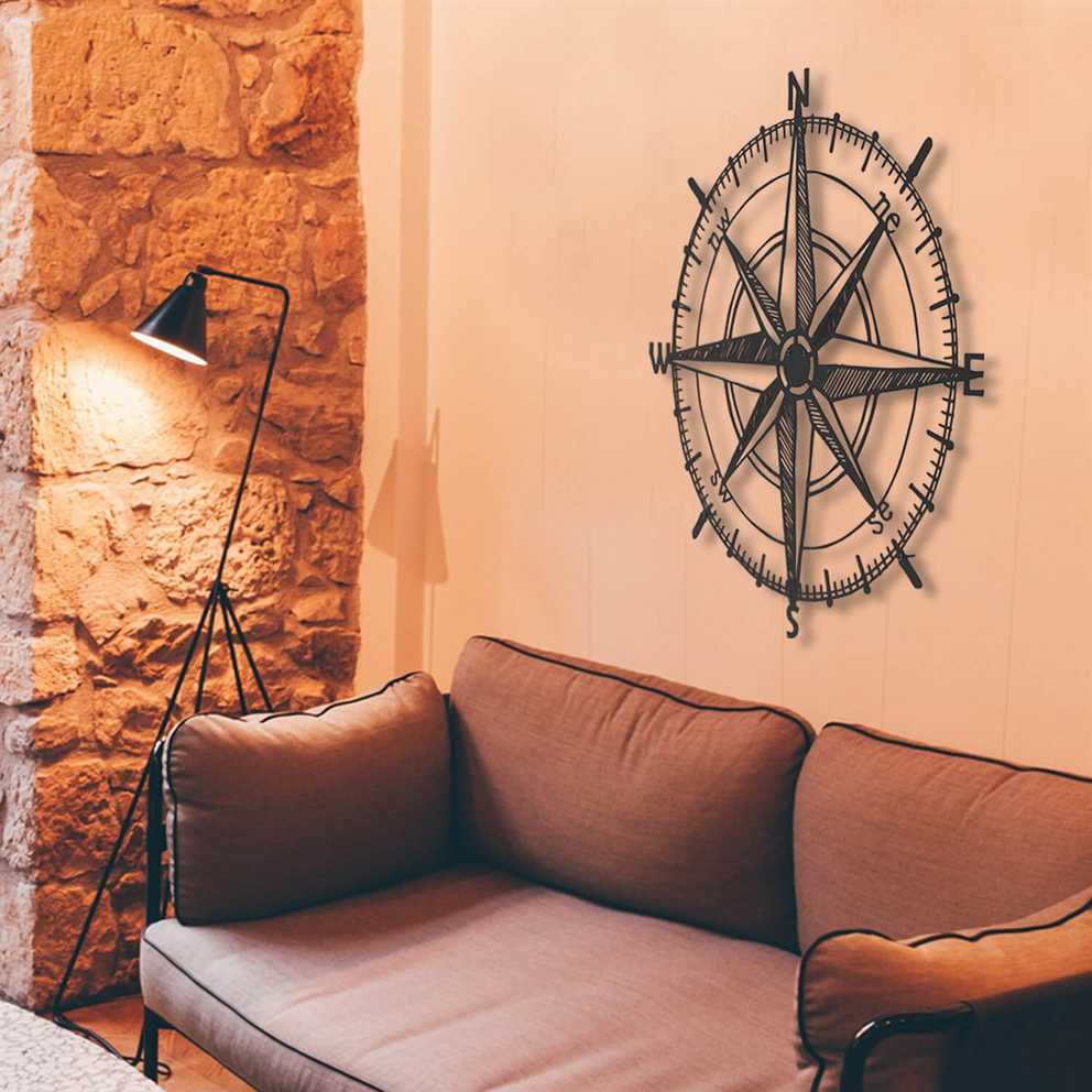 Photos Of Outdoor Metal Wall Compass Showing 27 Of 30 Photos