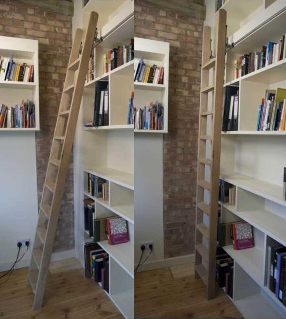 15 Best Ideas Sliding Library Ladder