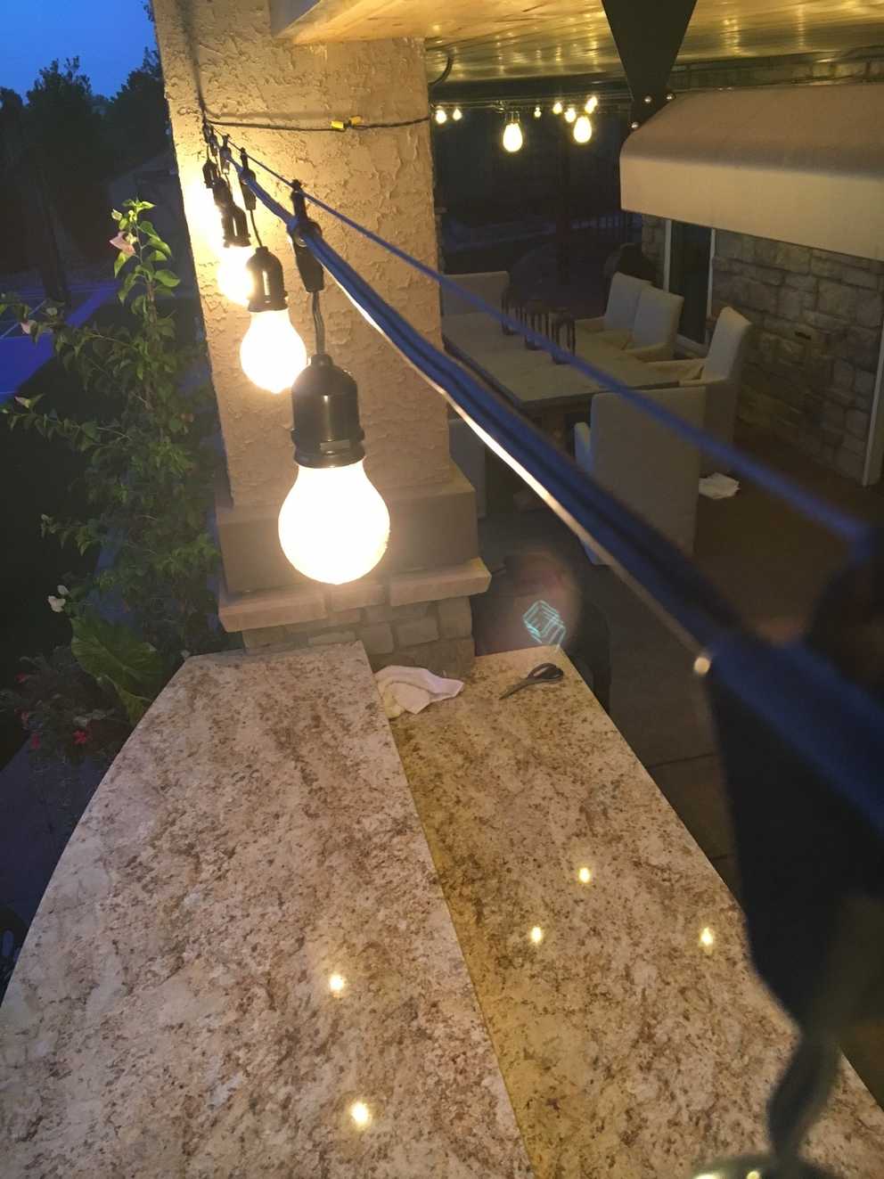 15 Ideas of Hanging Outdoor Lights on Wire