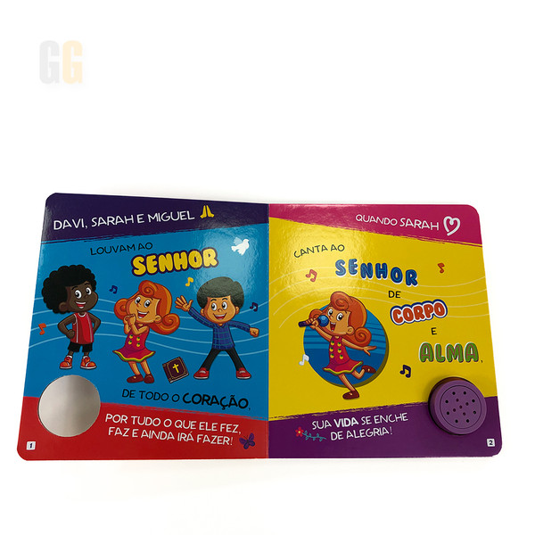 Livro Infantil Sonoro - 3 Palavrinhas | Idade 3+ Livro Infantil Sonoro - 3 Palavrinhas | Idade 3+