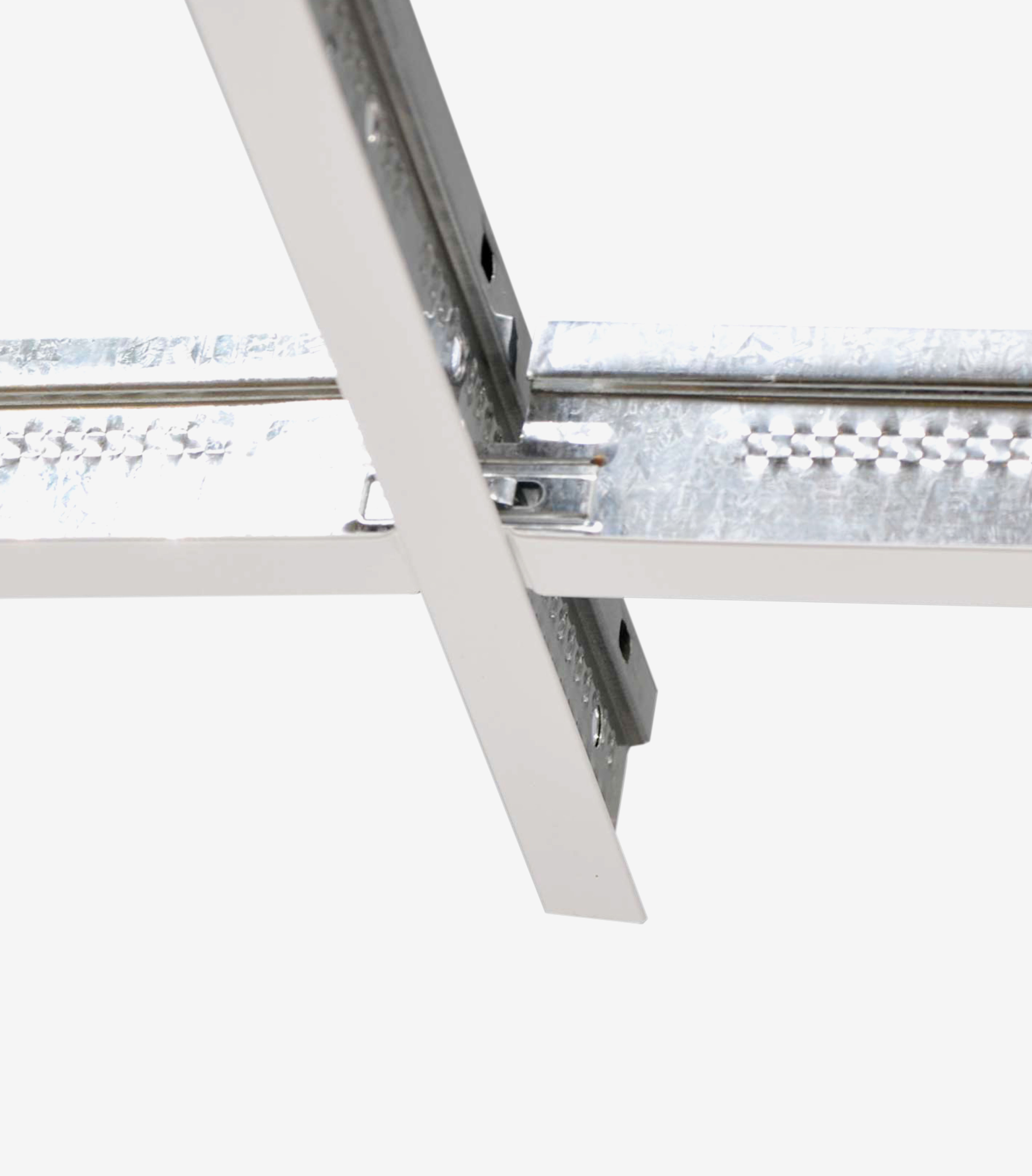 InduX - Luna T15 system - Glava LUNA T 15 Bæreprofil Hvit L= 3700 mm