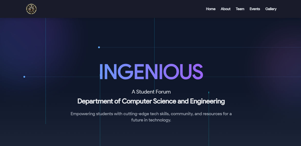 INGENIOUS - CSE Department Forum