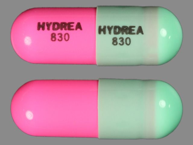 Efectos secundarios, imágenes, y detalles para el medicamento Hydrea ...
