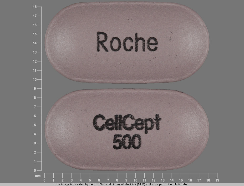 Efectos secundarios, imágenes, y detalles para el medicamento CellCept ...