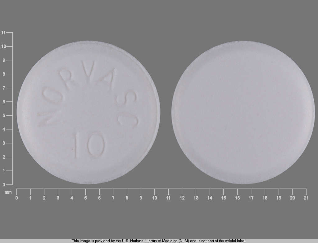 Efectos secundarios, imágenes, y detalles para el medicamento Norvasc ...