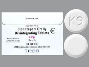 What does Clonazepam look like?