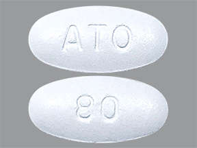 What does Atorvastatin Calcium look like?