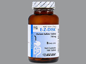 E-Z Disk side effects and drug details