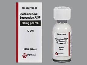 Diazoxide efectos secundarios y detalles de la droga