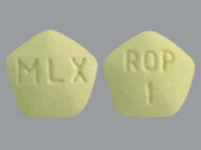 What does Ropinirole Hcl look like?