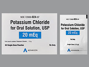 What does Potassium Chloride look like?