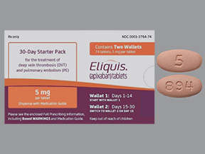 Eliquis side effects and drug details