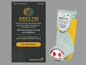 Breztri Aerosphere efectos secundarios y detalles de la droga