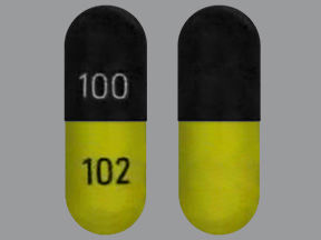 What does Nitrofurantoin Mono-Macro look like?