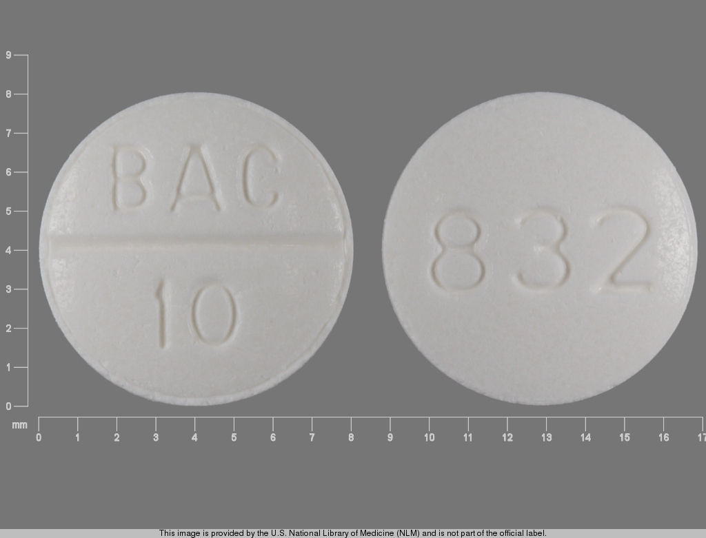 Side effects, images, and drug details for Baclofen - Inside Rx