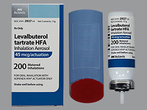 Levalbuterol Tartrate Hfa efectos secundarios y detalles de la droga