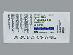 What does Hydralazine Hcl look like?