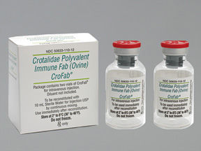 Crofab side effects and drug details