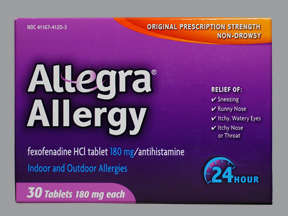 What does Allegra Allergy look like?