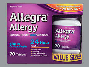 What does Allegra Allergy look like?