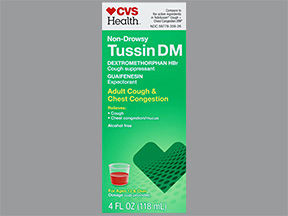 Tussin Dm efectos secundarios y detalles de la droga