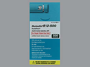 Humulin R U-500 Kwikpen: Uses, Prices, Dosage, Side Effects & More