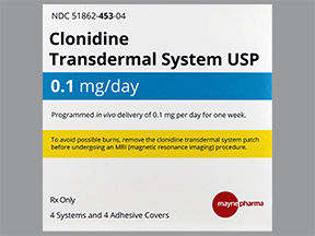 What does Clonidine Hcl look like?