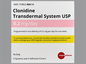 What does Clonidine Hcl look like?