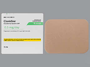 What does Clonidine Hcl look like?