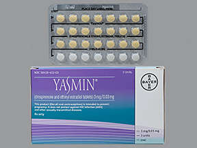 Yasmin efectos secundarios y detalles de la droga