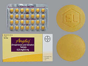 Angeliq efectos secundarios y detalles de la droga