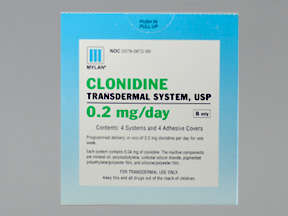What does Clonidine Hcl look like?