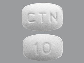 What does Cetirizine Hcl look like?
