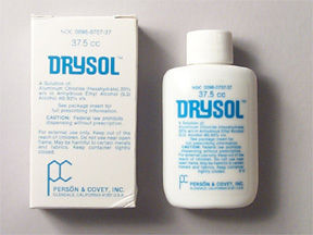 Drysol efectos secundarios y detalles de la droga