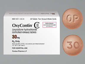 What does Oxycontin look like?