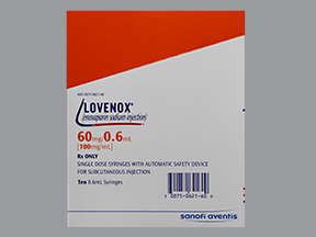 What does Lovenox look like?