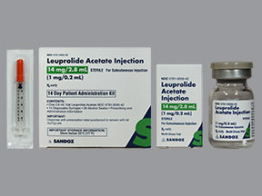 Leuprolide Acetate efectos secundarios y detalles de la droga