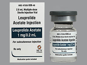 Leuprolide Acetate efectos secundarios y detalles de la droga
