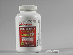 What does Acetaminophen look like?