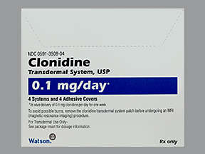 What does Clonidine Hcl look like?