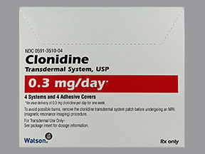 What does Clonidine Hcl look like?