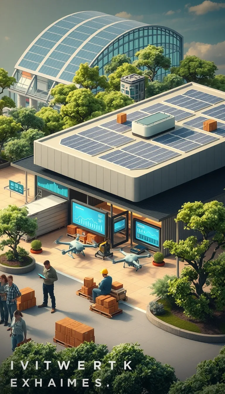 InspirePix | Modern supply chain hub digital transformation sustainability