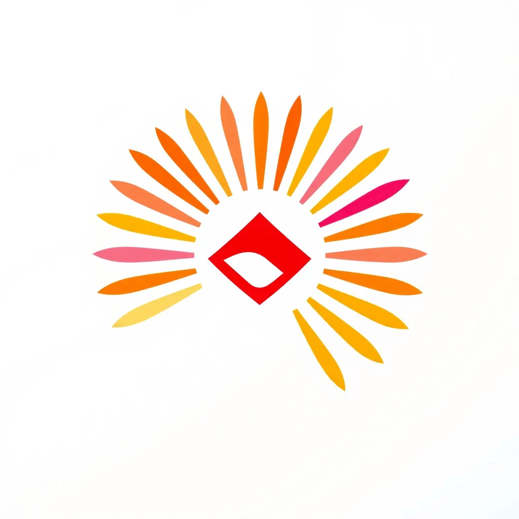 InspirePix | Sunburst colors logo