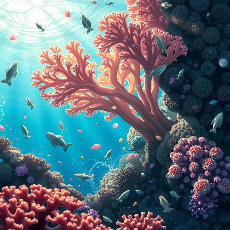 InspirePix | Underwater enchantment studio ghibli coral reef magic ...