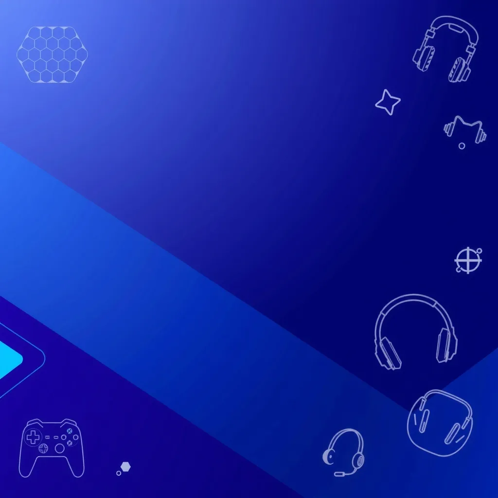 InspirePix | Deep blue futuristic game pattern