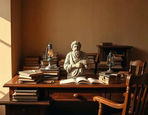 InspirePix | Vintage philosopher desk