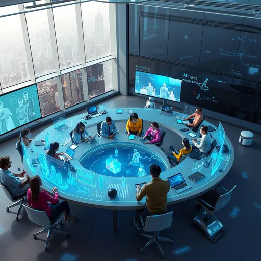 InspirePix | Future futuristic classroom holograms diversity technology ...